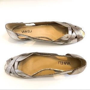 Vaneli | Shoes | Vaneli Andie Flat In Pewter Metallic Color | Poshmark
